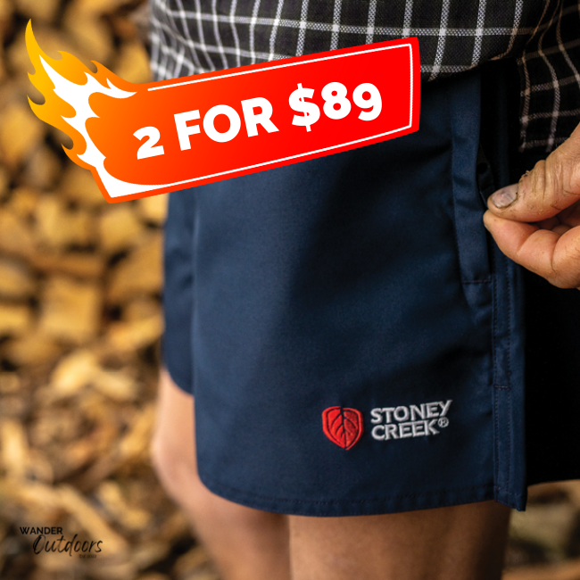 Stoney Creek Jester Pro Shorts | Zip Pocket Adventure Shorts 2 for $89
