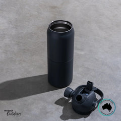 Aussie Pal 1L Water Bottle | Dual Lid Magnetic Cap Insulated Bottle ...